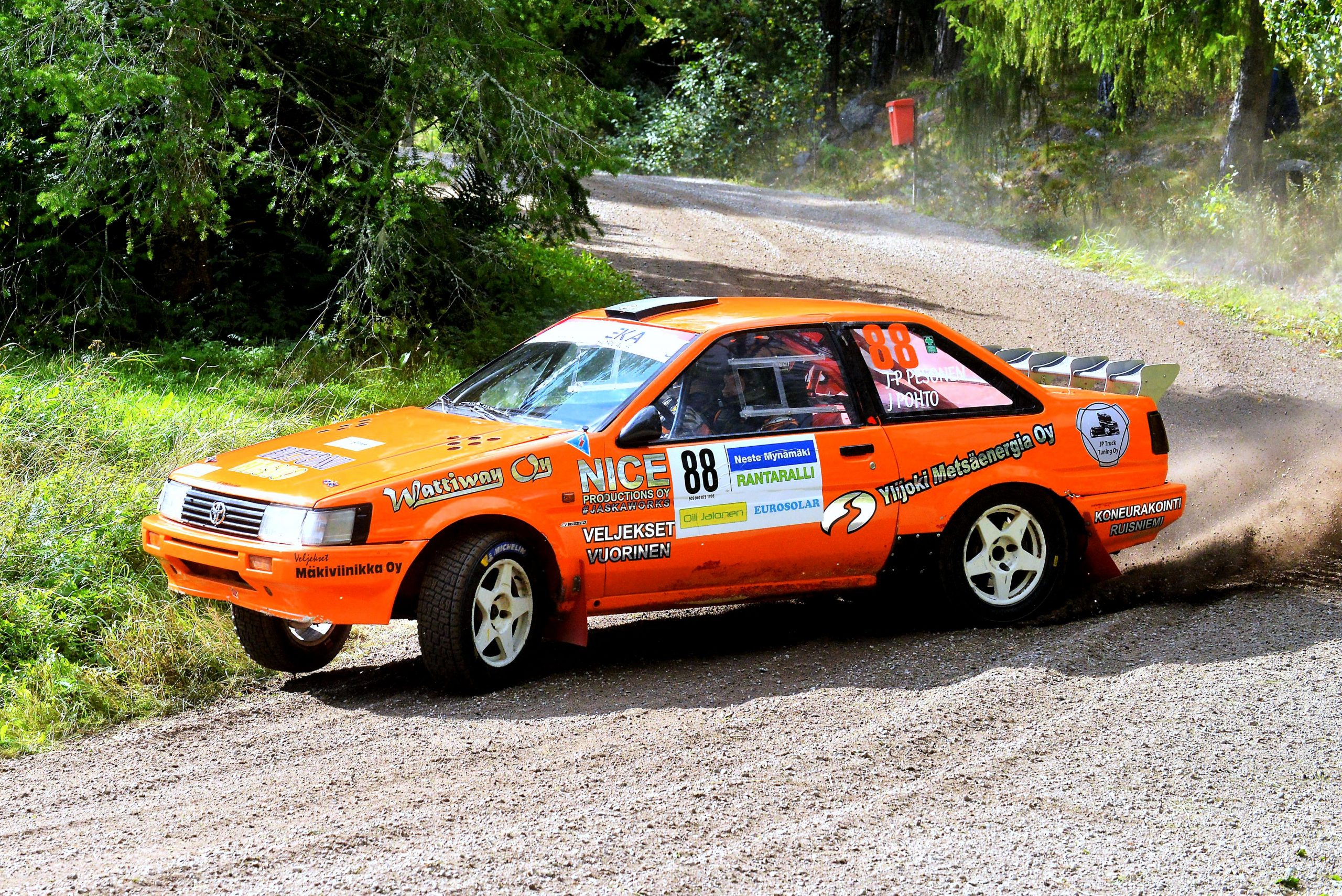 Pesosen pääpaino kaudella 2024 rallin F-Cupissa - F-Cup Rallisarja