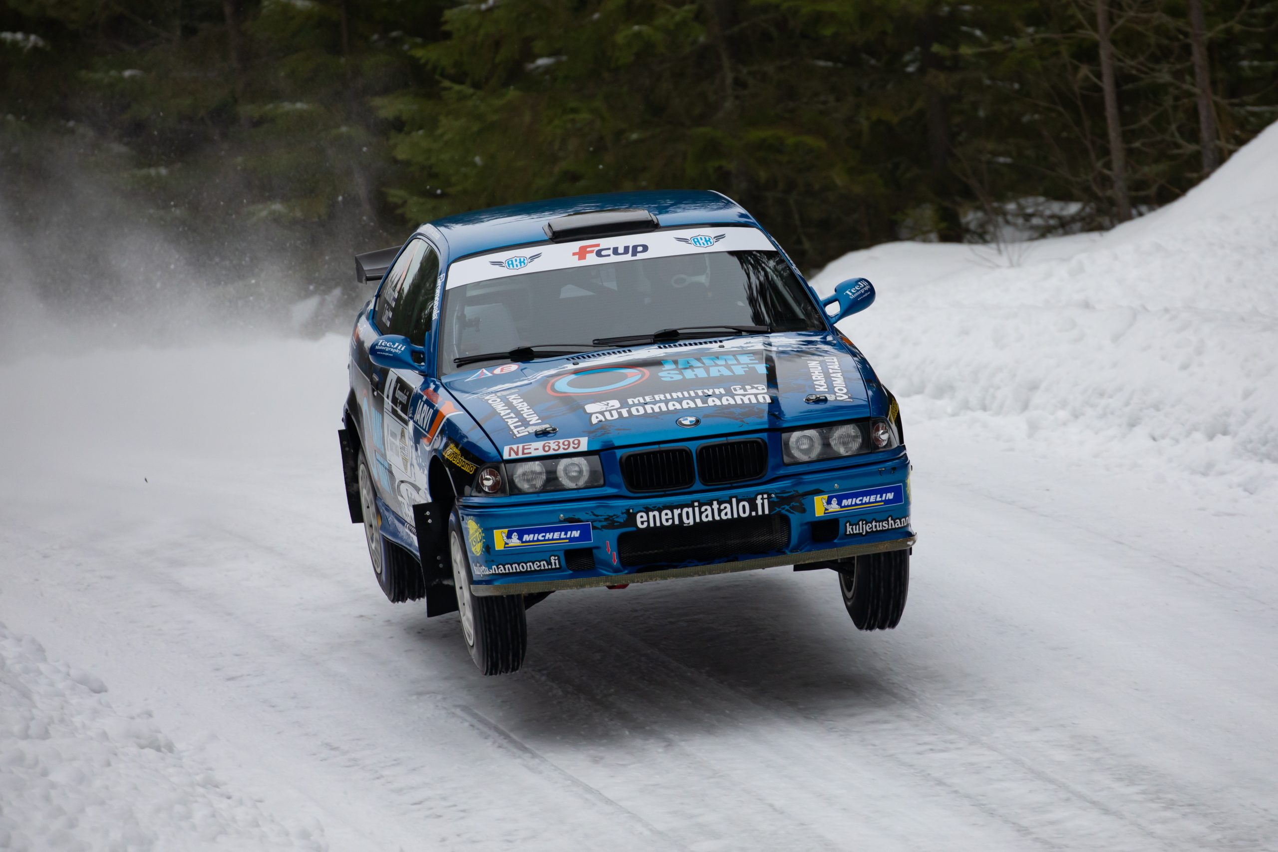 MKH Racingin kaksikko nuottiluokan kolmansia - F-Cup Rallisarja